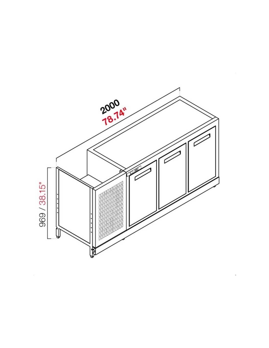 Refrigerated back counters