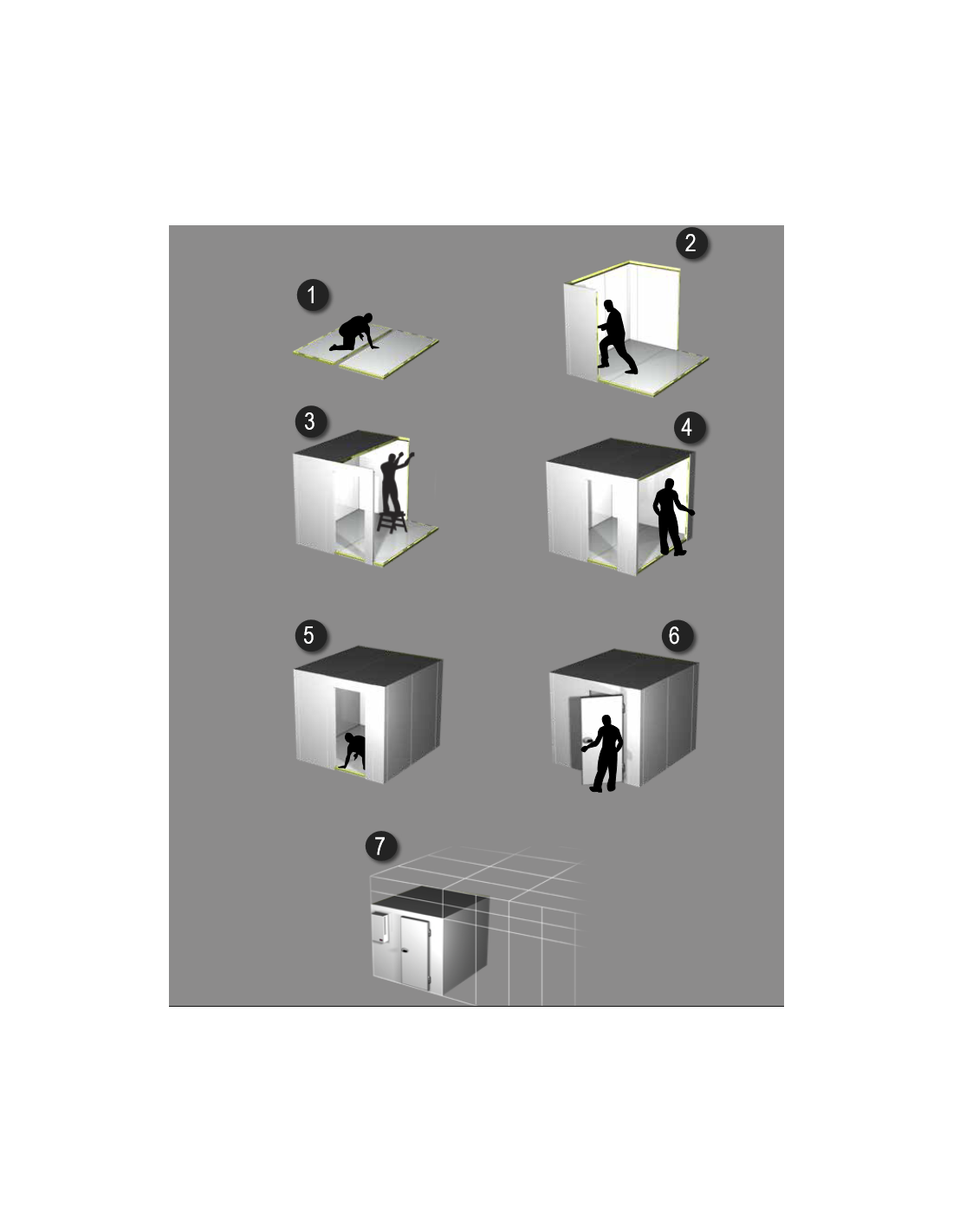 Cella frigorifera modulare