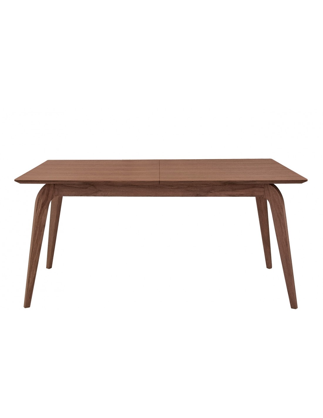 Indoor table - Wooden structure - Wooden legs - Extendable veneered MDF ...